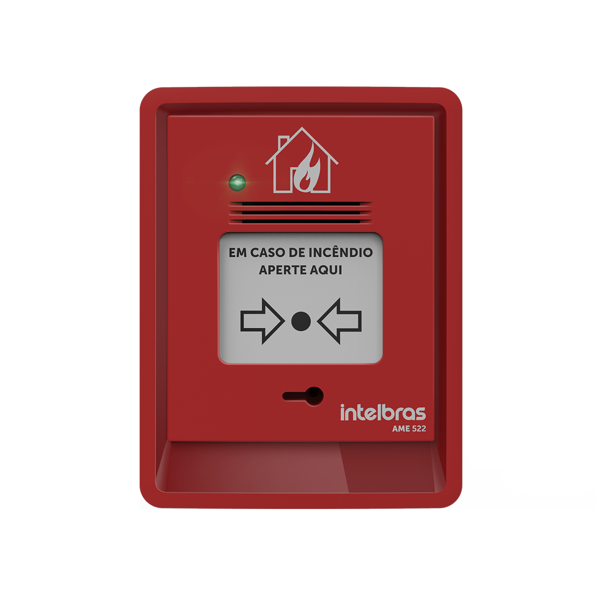 Addressable manual trigger with alarm AME 522 | Intelbras