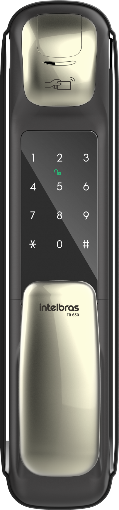 Push & Pull Digital Lock with Biometrics FR 630 | Intelbras