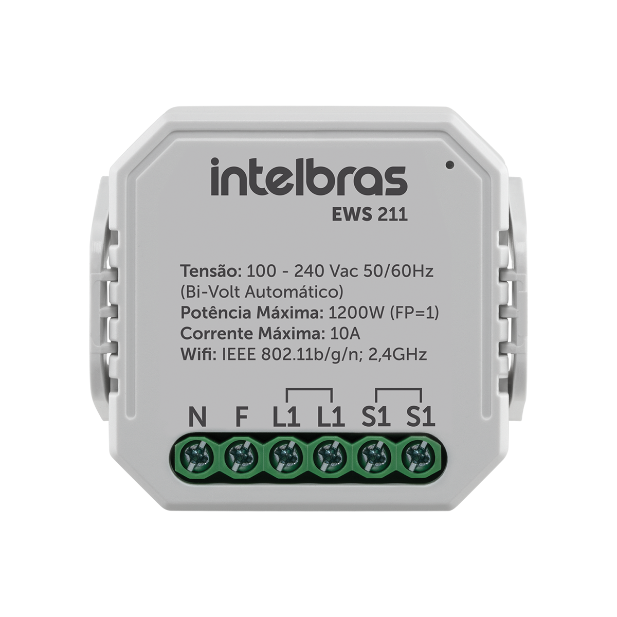 Mini controlador smart Wi-Fi con entrada para 1 interruptor EWS 211 ...