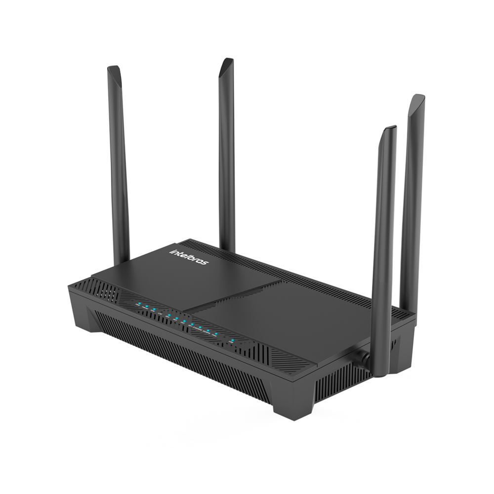 Módem óptico PON LAN 4P FXS 1P USB 1P Wi-Fi 6 WiFiber AX 1800V | Intelbras