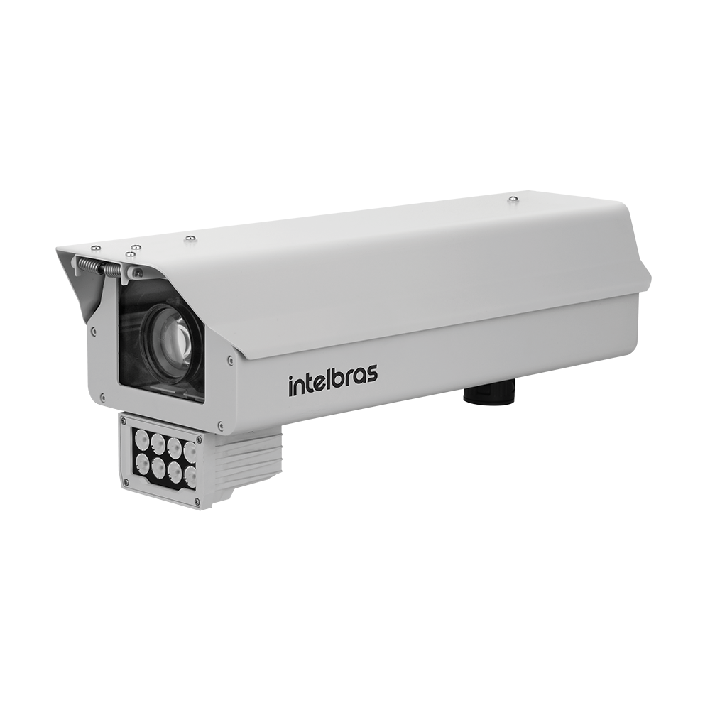 Câmera IP com leitura automática de placas VIP 99300 LPR IA FT | Intelbras